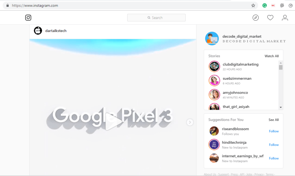 How to use Instagram on your PC - Decode Digital Market