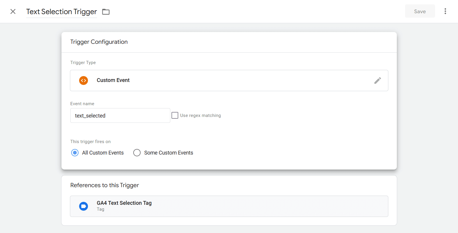 Monitor Text Selections on Your Site Using GA4 Events